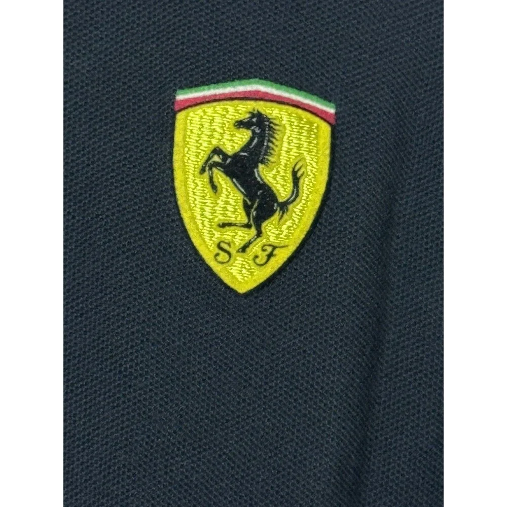 Ferrari | Shirts | Ferrari Official Product Black Polo Shirt Scuderia ...